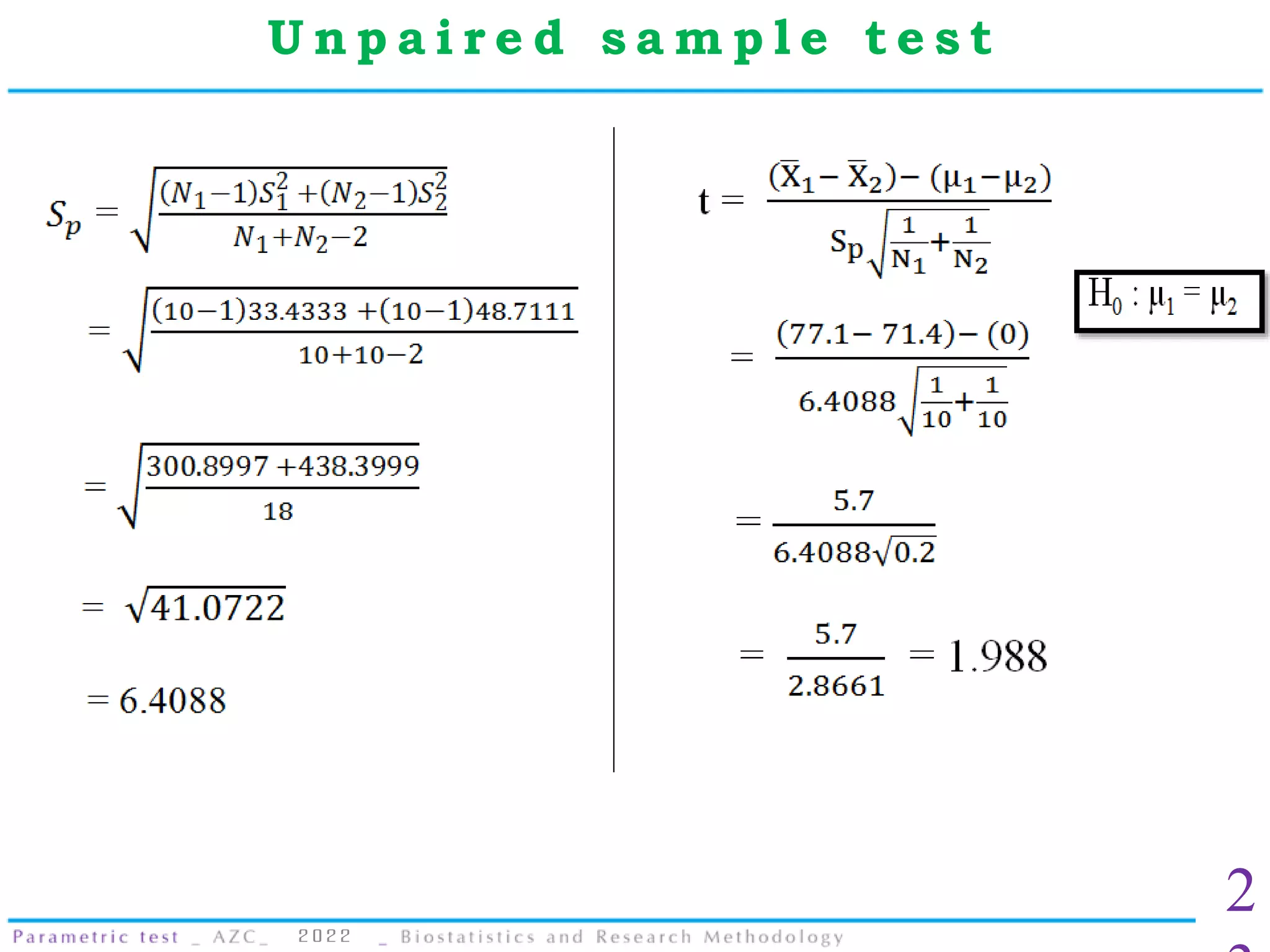 Parametric test _ t test and ANOVA _ Biostatistics and Research ...