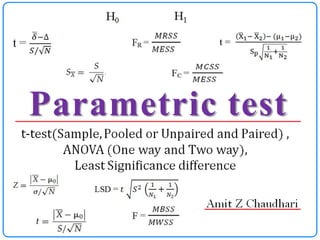 Parametric test _ t test and ANOVA _ Biostatistics and Research ...