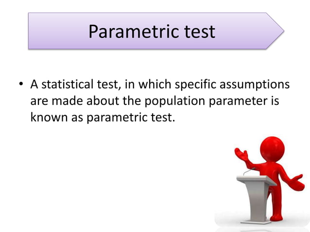 Parametric versus non parametric test | PPTX | Science