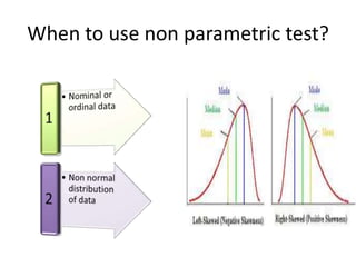 Parametric versus non parametric test | PPT