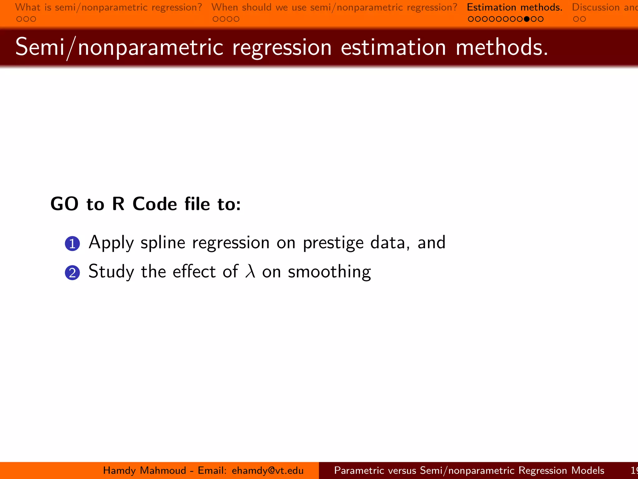 Parametric versus semi nonparametric parametric regression models | PPT Parametric versus semi nonparametric parametric regression models | PPT