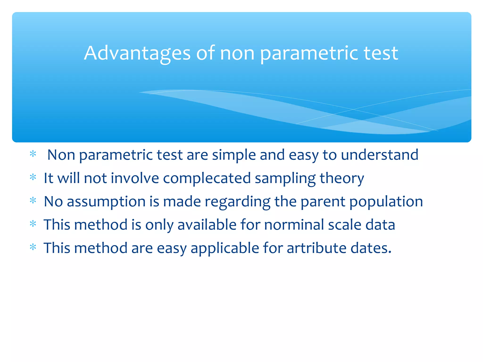 Distinguish Between Parametric Vs Nonparametric Test Ppt Science