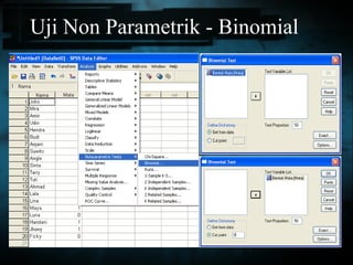 METODE Parametrik & non parametrik | PPT