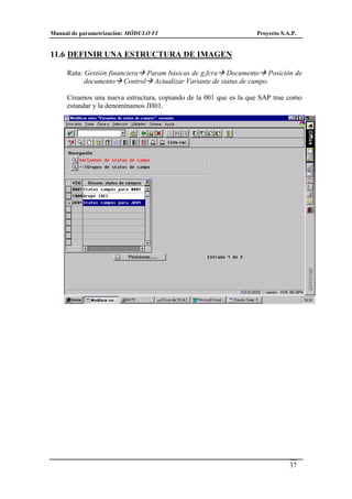 Parametrizaciones basicas de Sap | PDF