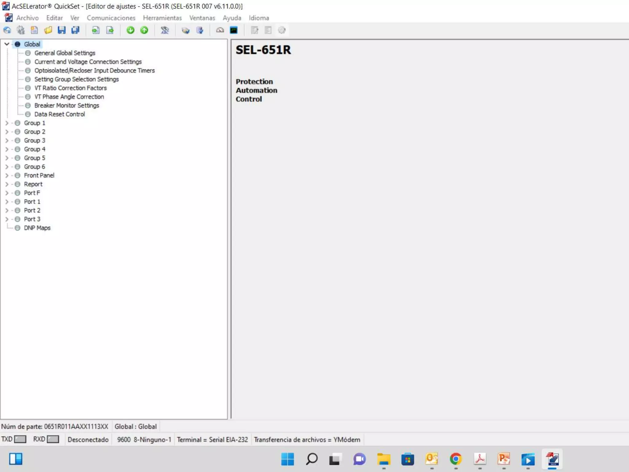 PARAMETRIZACION SEL 651R.pptx