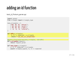 Parametrized testing, v2 | PPT