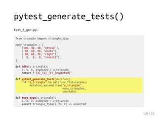 Parametrized testing, v2 | PPT