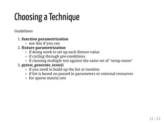 Parametrized testing, v2 | PPT