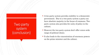 Party system in UK party system with 2 parties | PPT