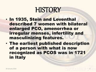 polycystic ovarian syndrome and general awareness | PPTX