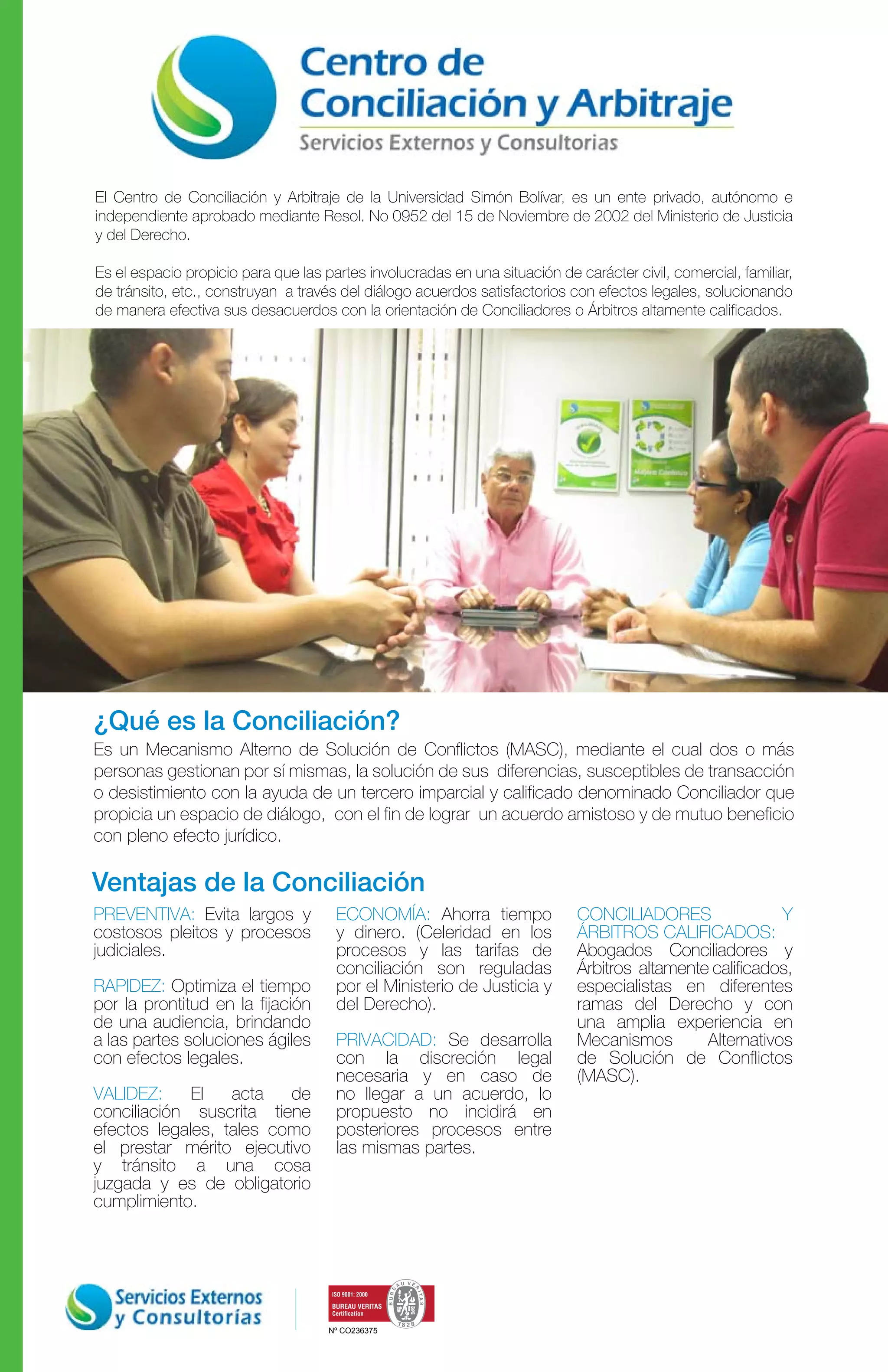 CENTRO DE CONCILIACION Y ARBITRAJE- UNIV. SIMÓN BOLÍVAR | PDF