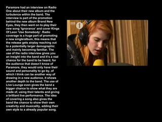 Paramore brand new eyes | PPT | Album-oriented Rock | Rock Music