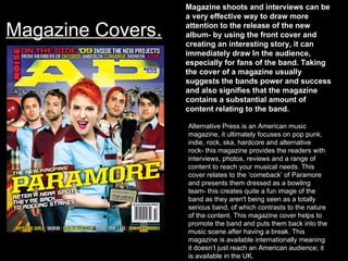 Paramore brand new eyes | PPT | Album-oriented Rock | Rock Music