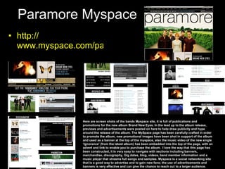 Paramore brand new eyes | PPT | Album-oriented Rock | Rock Music