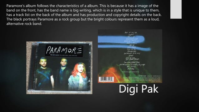 Paramore website research | PPT