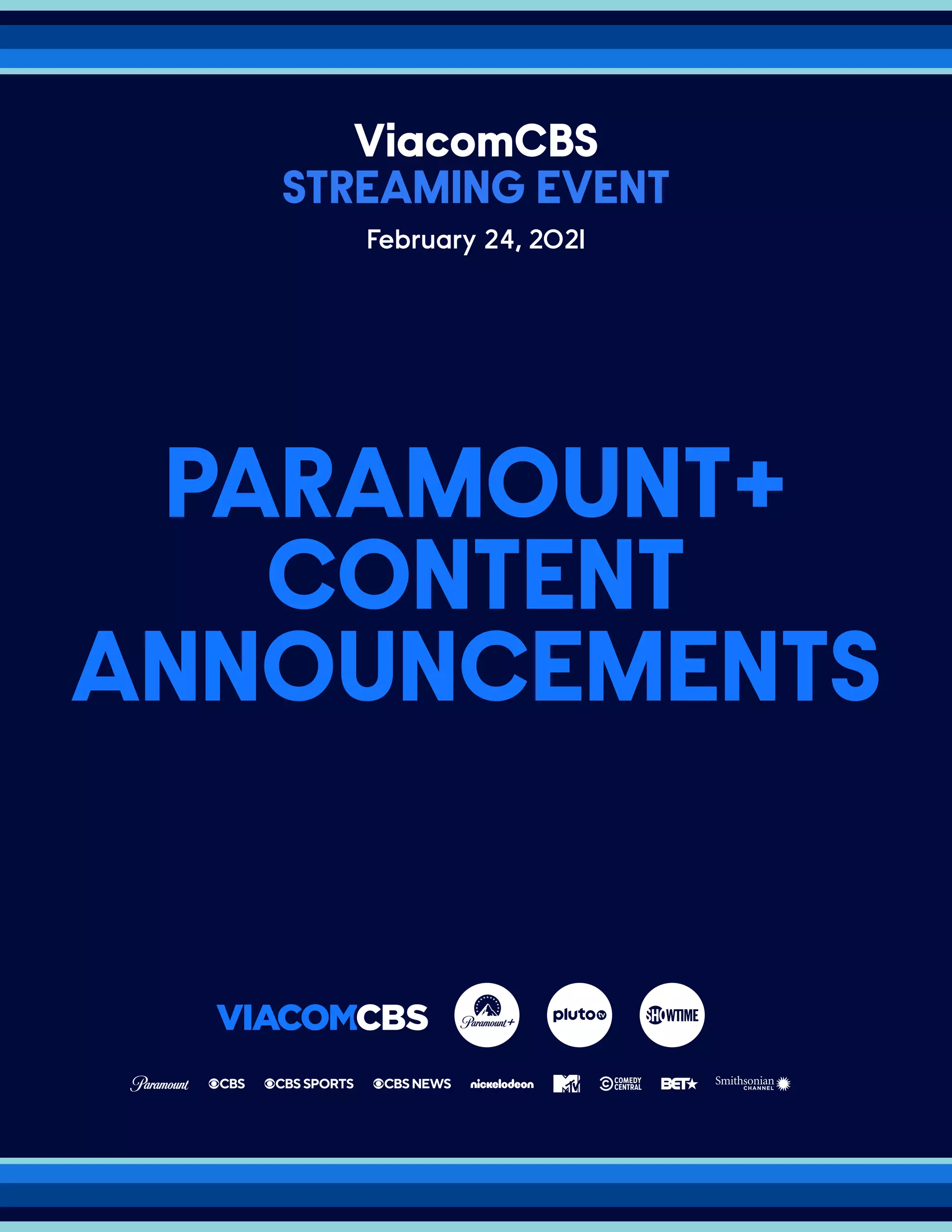 Paramount Plus Content Announcements | PDF