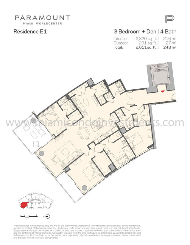 Paramount Miami Worldcenter Floor Plans | PDF