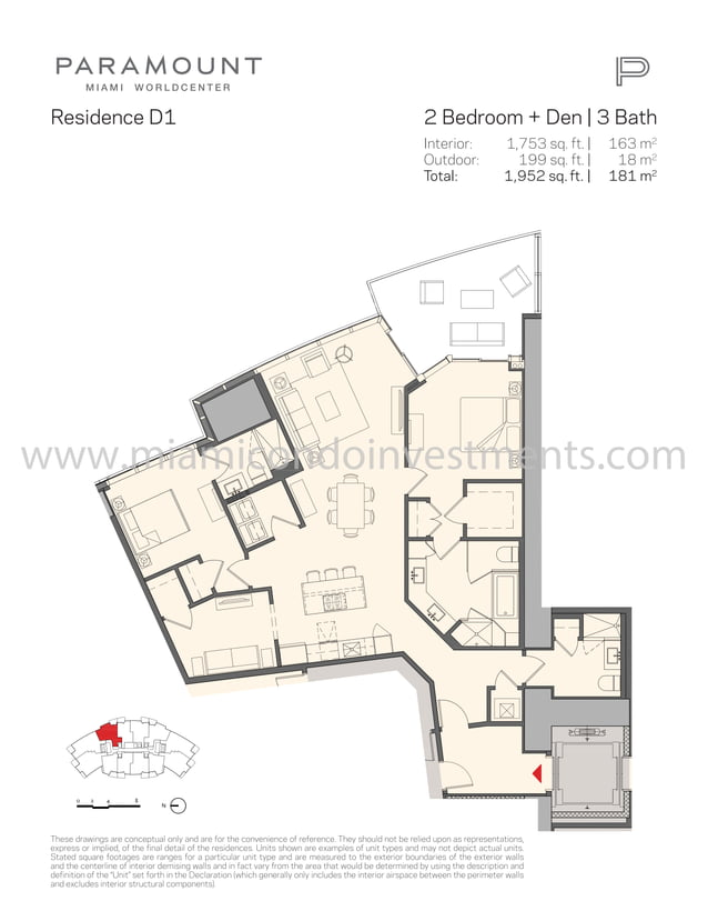 Paramount Miami Worldcenter Floor Plans | PDF