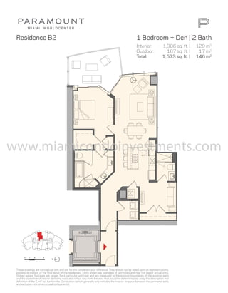 Paramount Miami Worldcenter Floor Plans | PDF