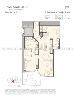 Paramount Miami Worldcenter Floor Plans | PDF