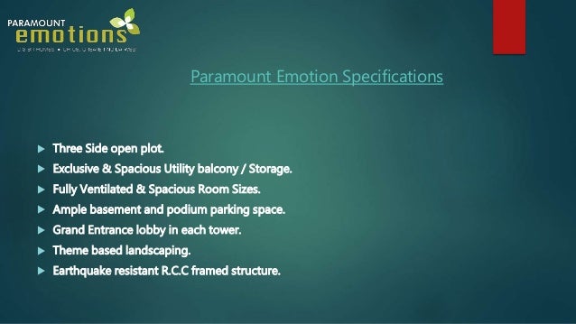 Paramount Emotion Property in Noida Extension