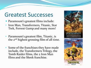 Paramount pictures powerpoint | PPTX