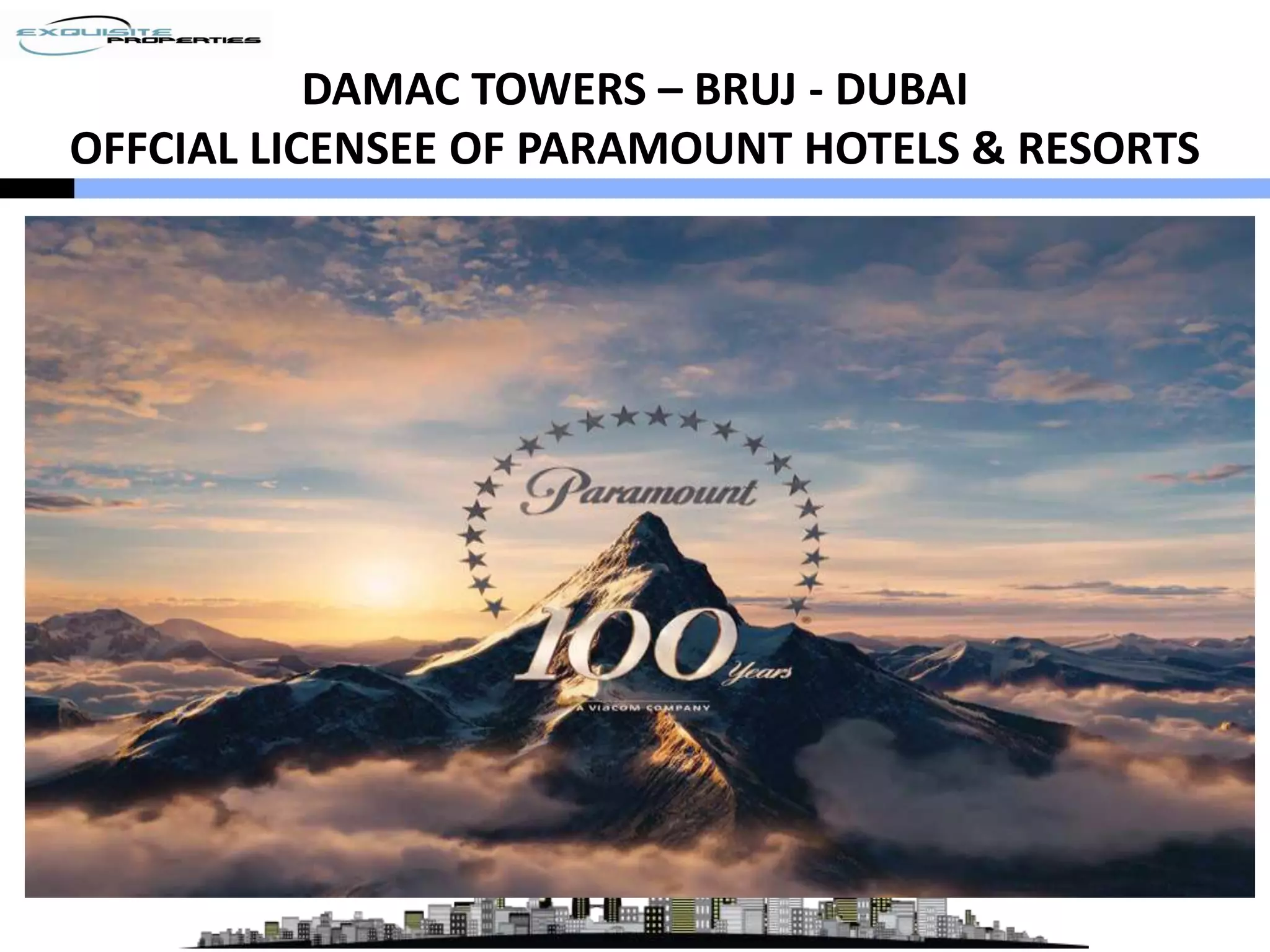 Paramount presents damac tower | PPT