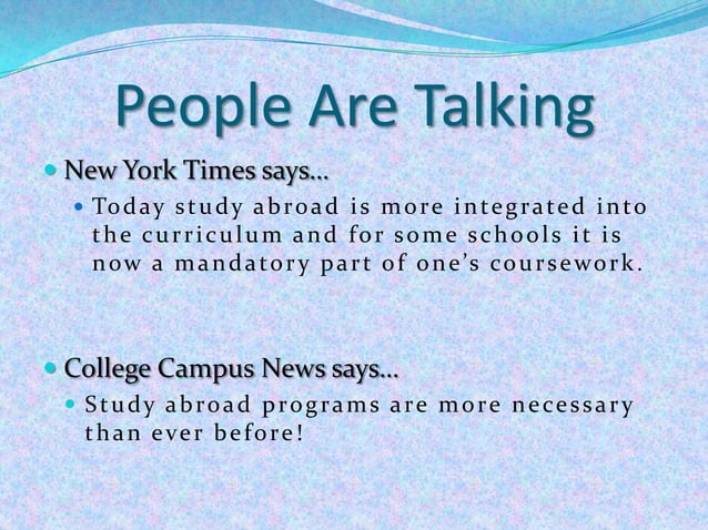 Paramount Study Abroad | PPT