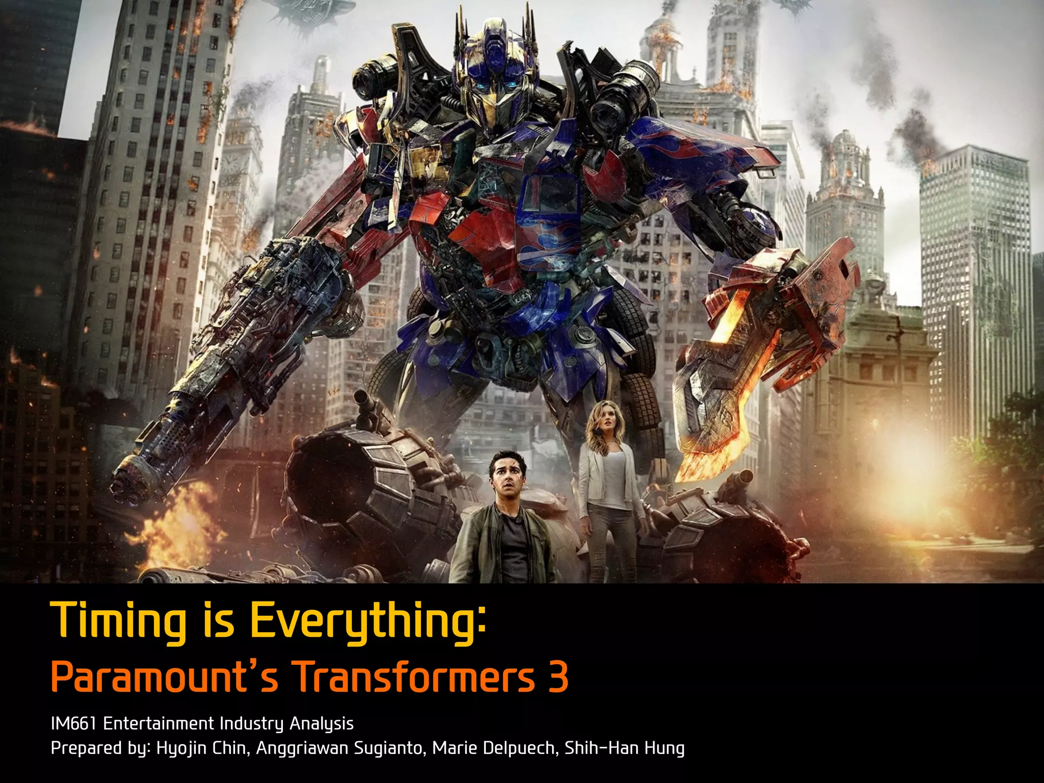 Timing is Everything: Paramount's Transformers 3 | PDF