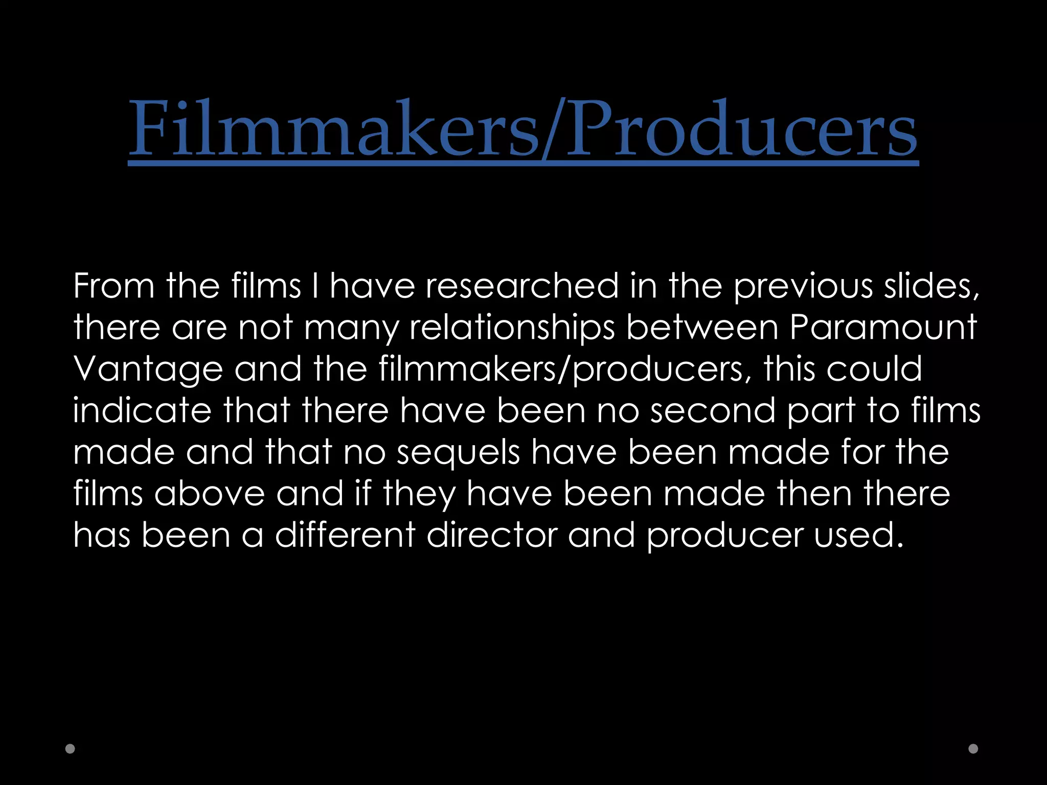 Paramount vantage | PPT