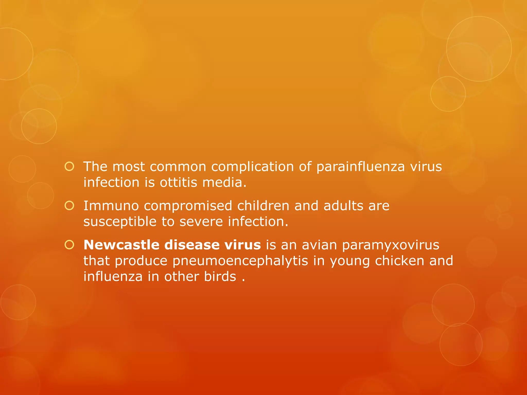 Paramyxo virus Classification Symptoms and Lab diagnosis | PPTX