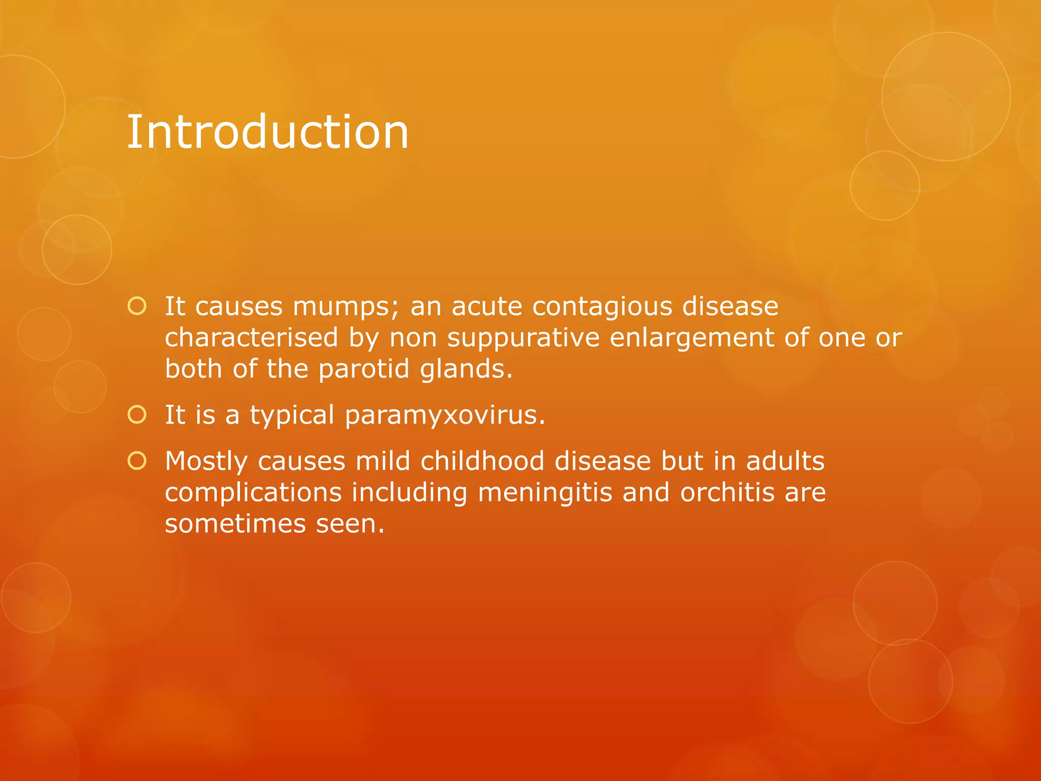 Paramyxo virus Classification Symptoms and Lab diagnosis | PPTX