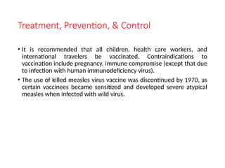 paramyxovirus classification, examples and the infections.pptx