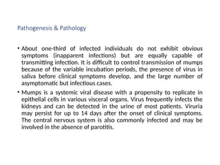 paramyxovirus classification, examples and the infections.pptx