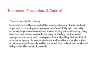 paramyxovirus classification, examples and the infections.pptx