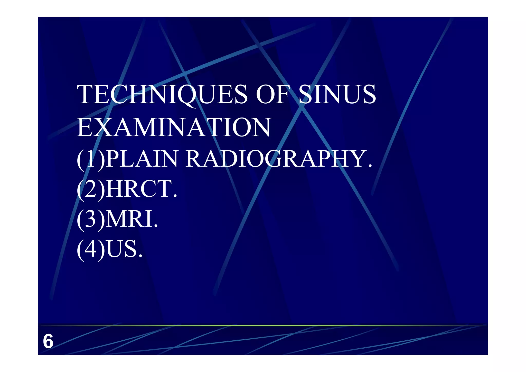 CT anatomy of the paranasal sinuses | PDF