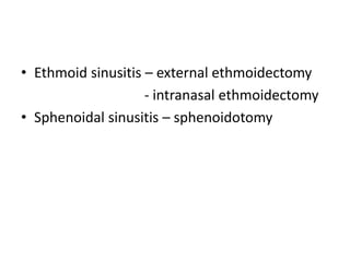 Paranasal sinuses | PDF