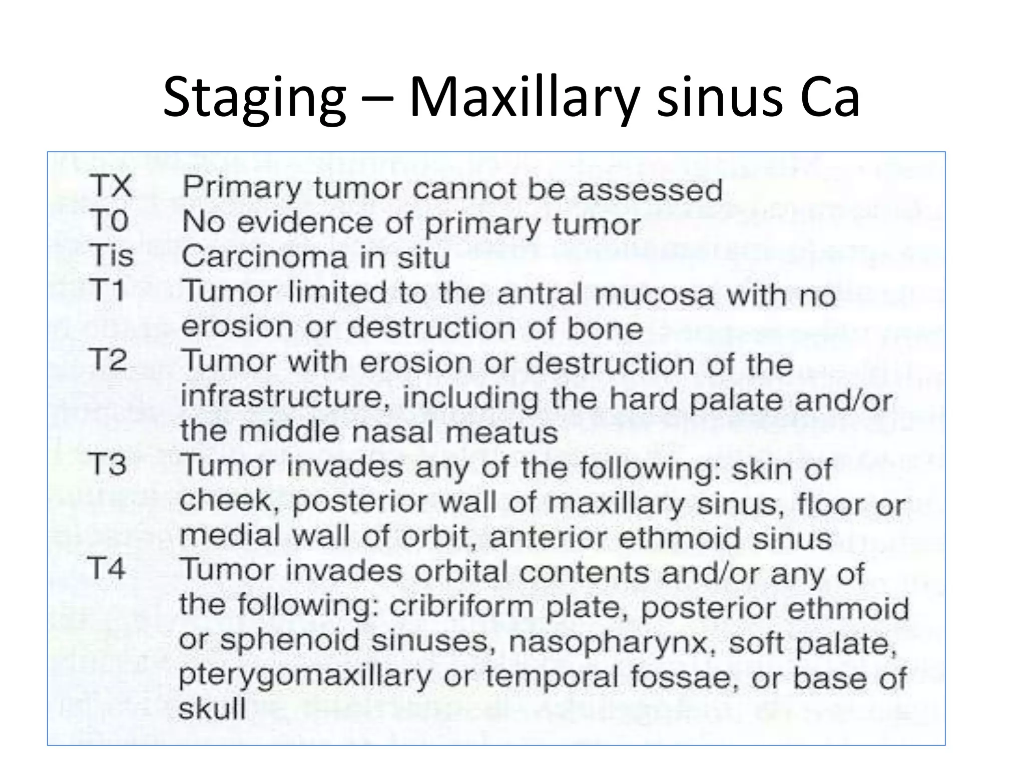Paranasal sinuses carcinoma | PPTX