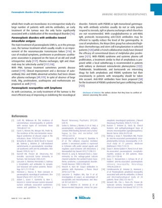 Paraneoplastic disorders of the peripheral nervous system | PDF | Brain ...