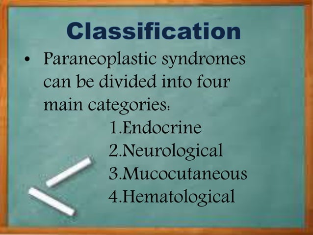 Paraneoplastic syndrome | PPT
