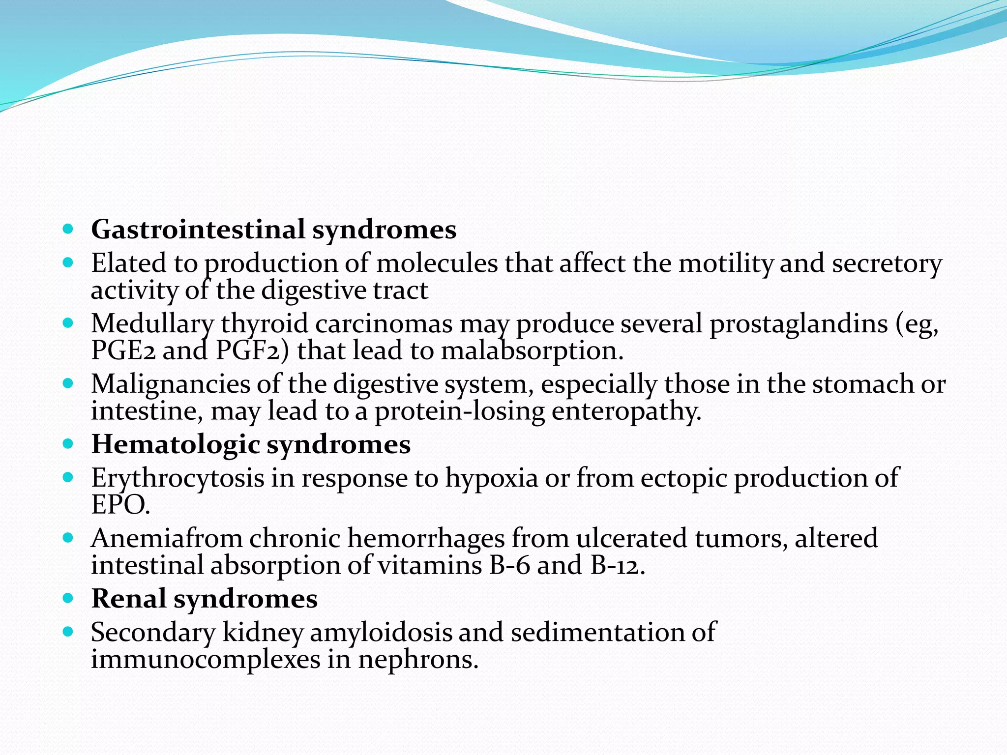 Paraneoplastic syndromes presentation | PPTX
