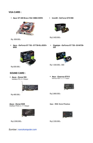 Parangkat penyusun komputer | PDF