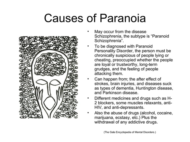 paranoia and depression. | PPT