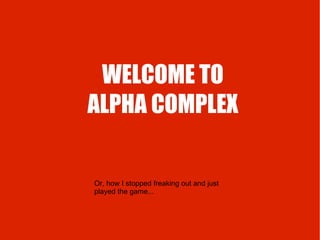 Paranoia notlive | PPT | Free Download