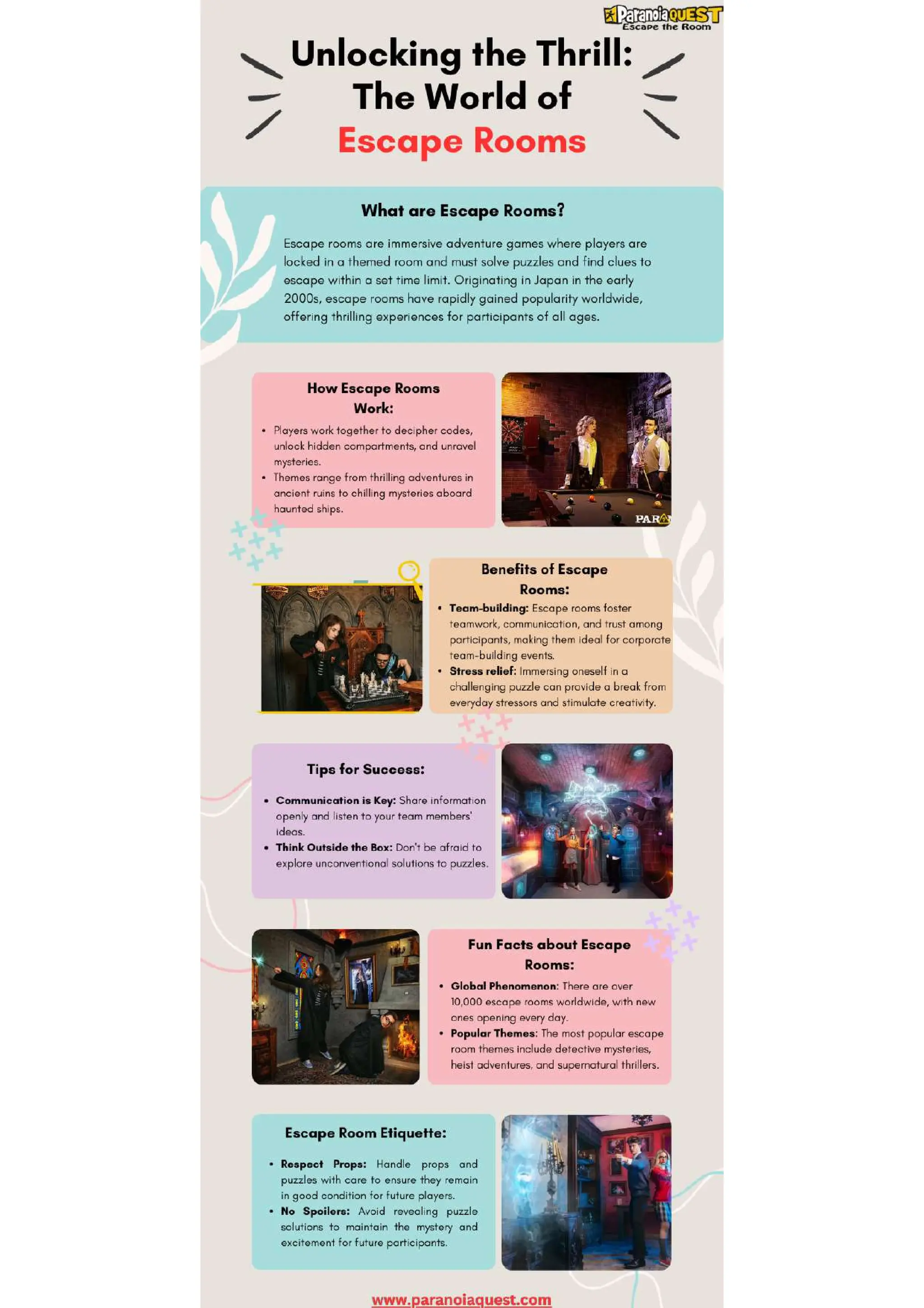 Unlocking the Thrill: The World of Escape Rooms | PDF