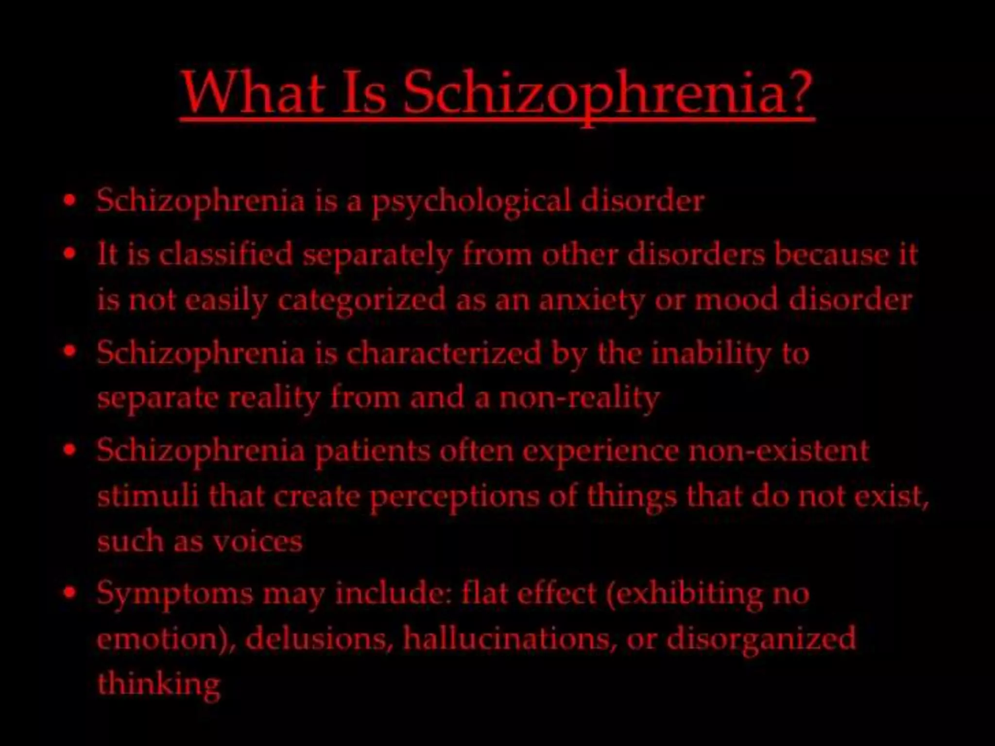 Paranoid schizophrenia | PPTX