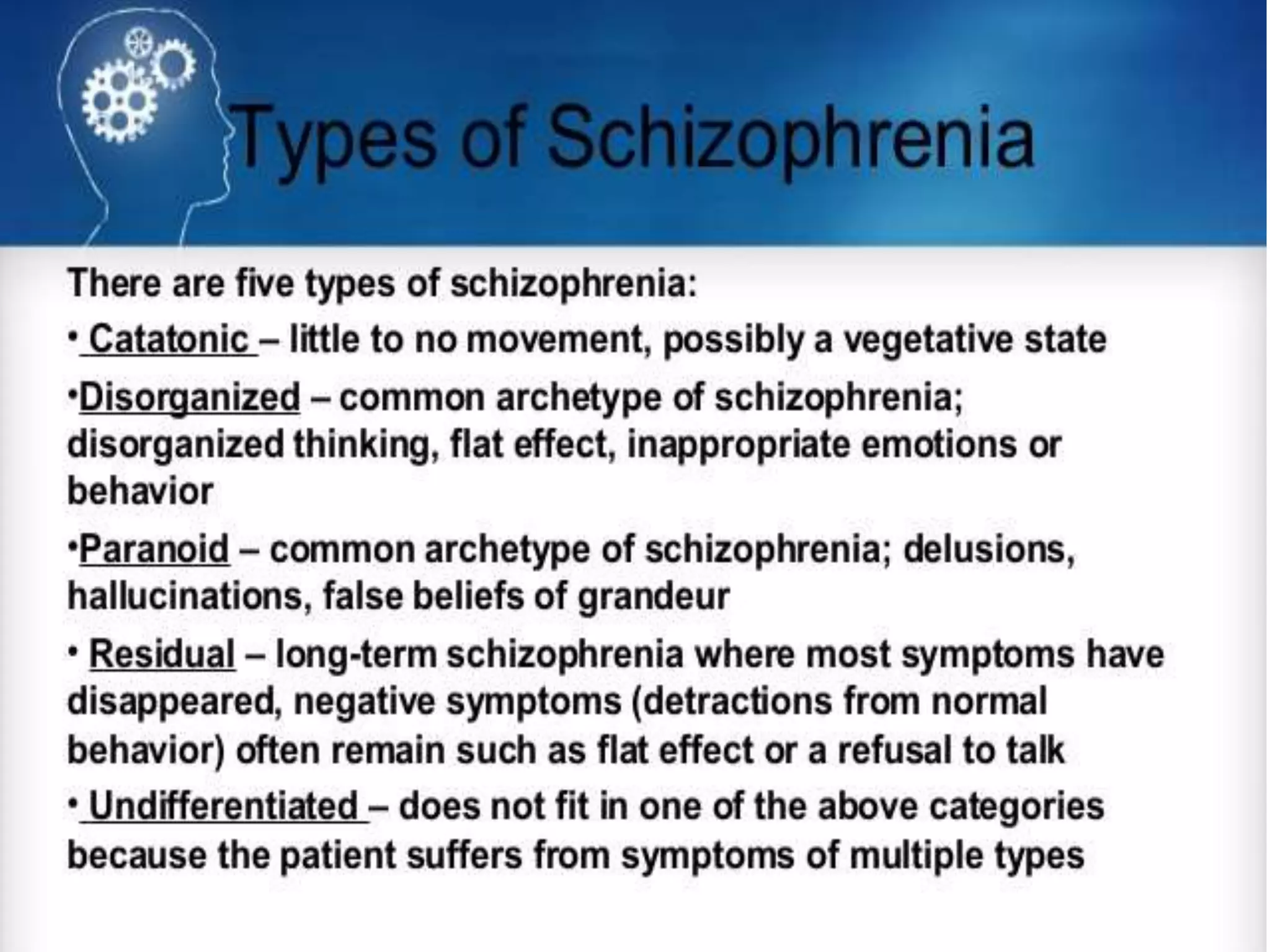 Paranoid schizophrenia | PPTX