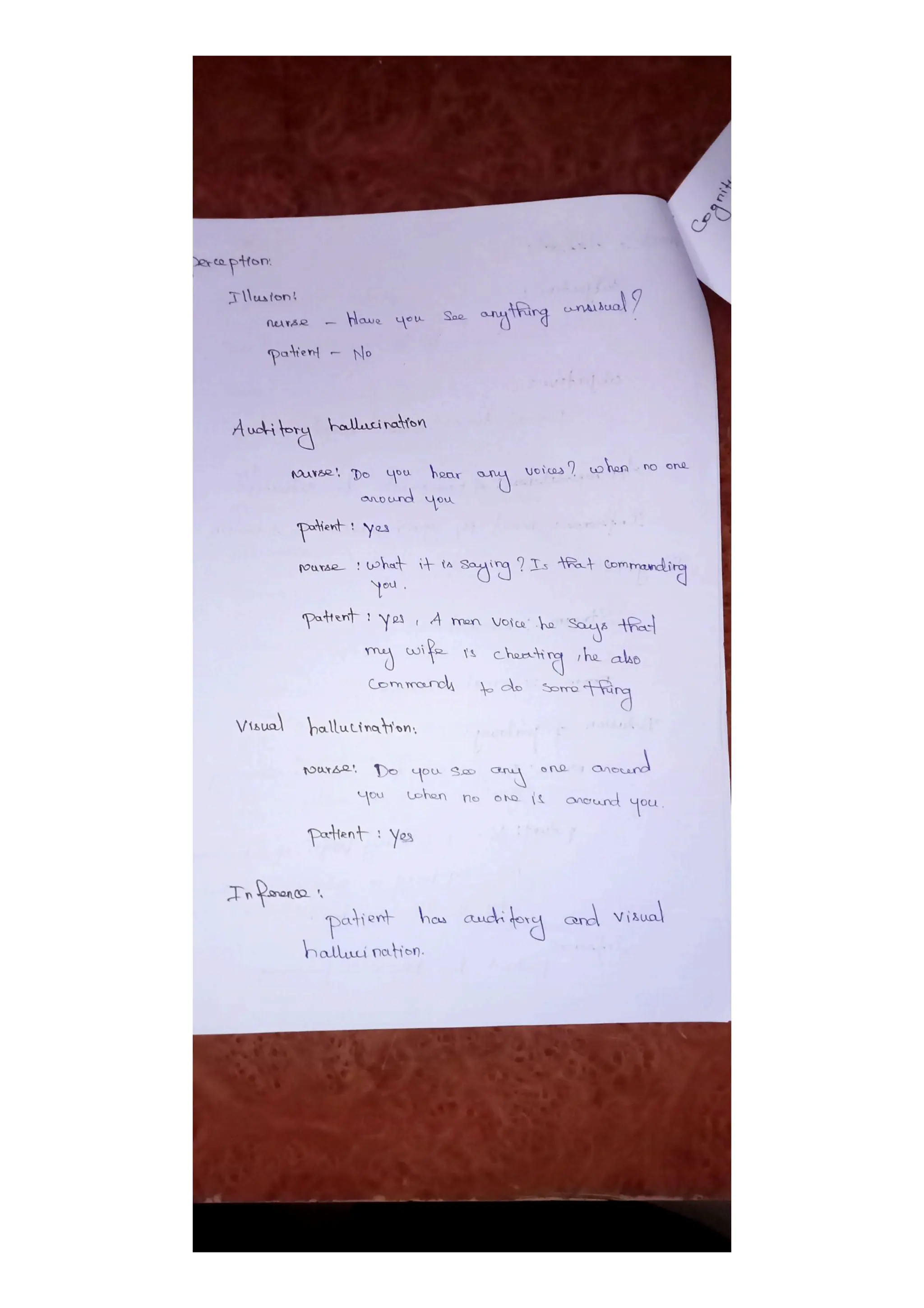 PARANOID SCHIZOPHRENIA Mental Status Examination.pdf | Mental Health ...