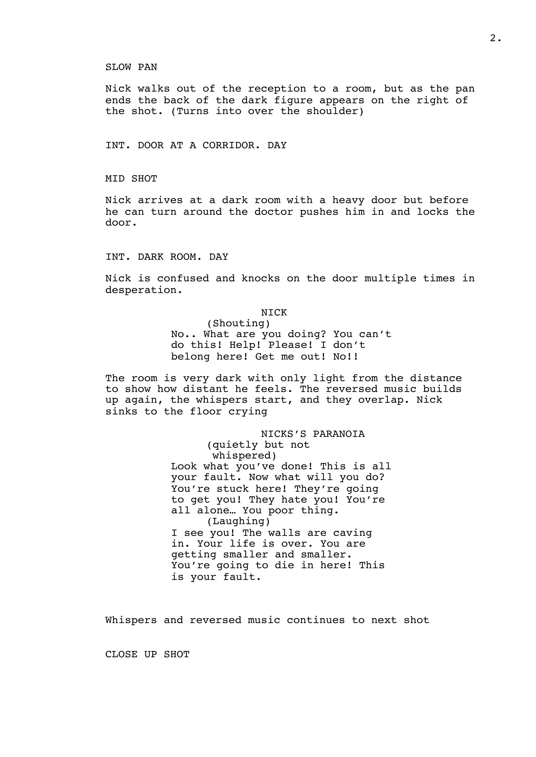 Paranoid script | PDF | Ear, Nose and Throat Conditions | Diseases and Conditions