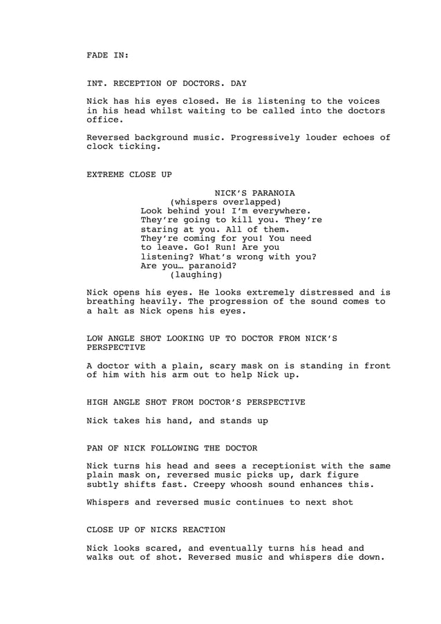 Paranoid script | PDF | Ear, Nose and Throat Conditions | Diseases and ...